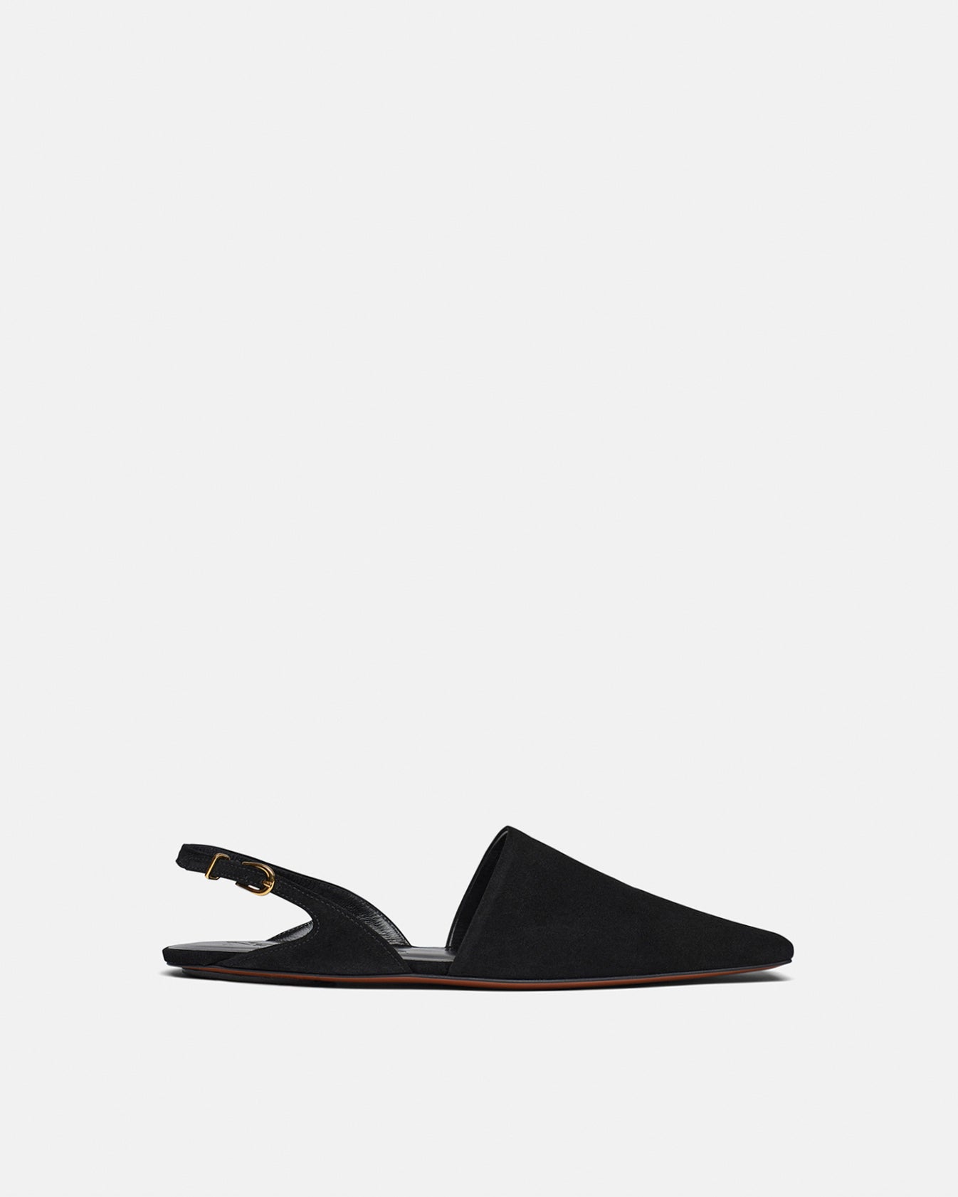 Maimu - Leather Point-Toe Flats - Black – Nanushka