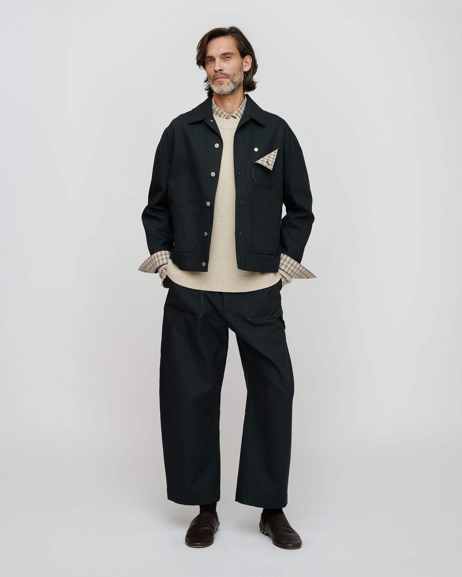Delrico - Structured jacket - Anthracite – Nanushka