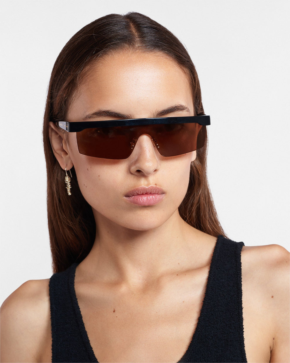 Callias - Bio-Plastic Sunglasses - Black – Nanushka