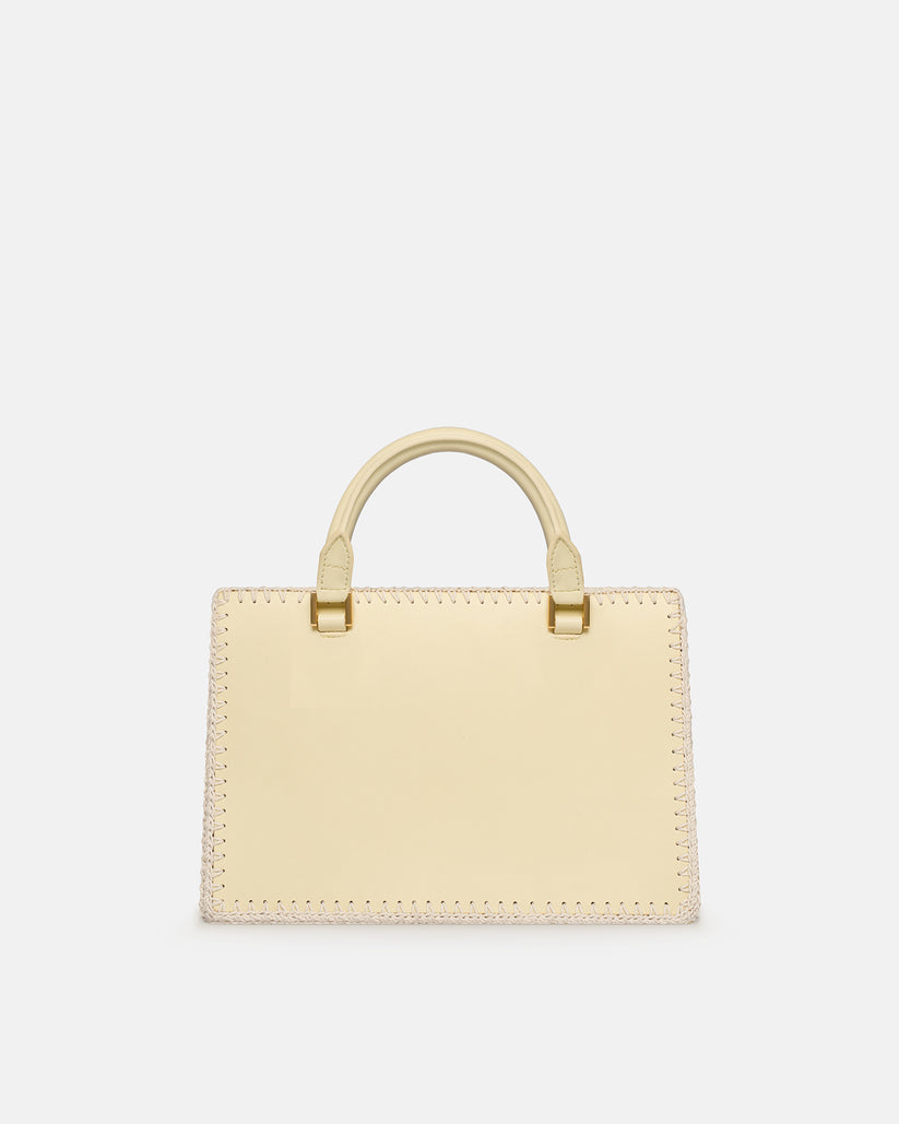 The SANDI Symbol - Top Handle Bag - Moonbeam – Nanushka